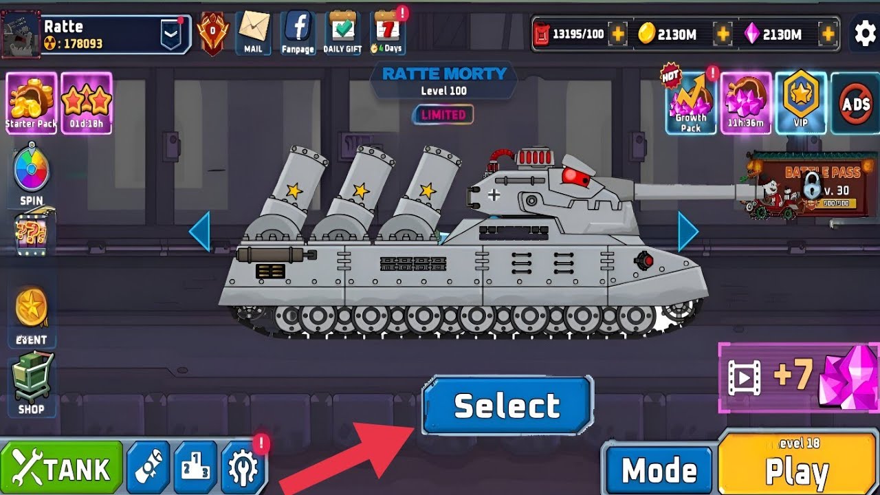 Tank Combat War Battle - New tank Ratte Morty Coming soon Update - All ...