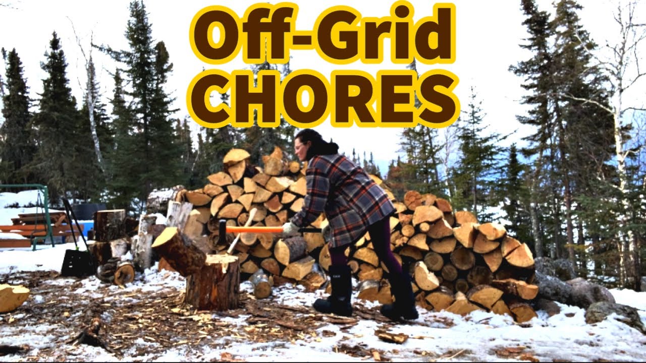 Chore Day Off-Grid//water line split 💧 😕 💧 - YouTube