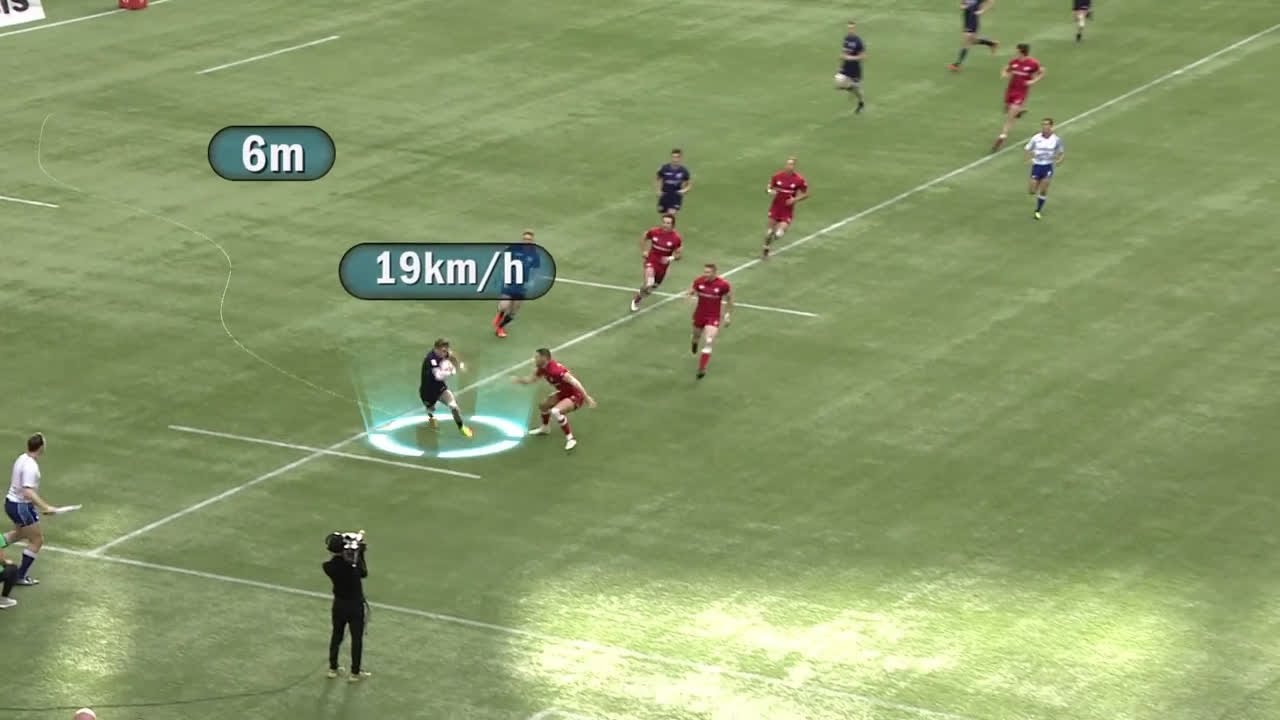 Scotland's D'Arcy Graham scores 95 metre try - YouTube