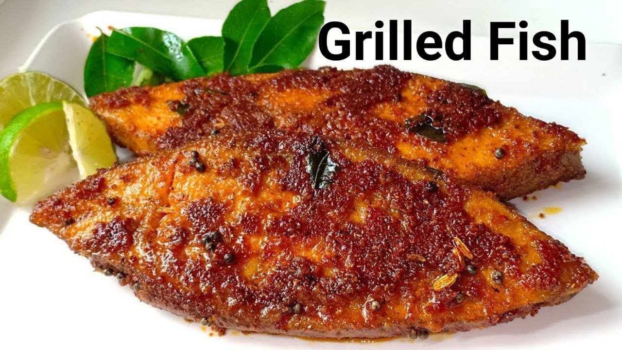 Easy & healthy Grilled fish recipe || Without oven // Special Grilled ...