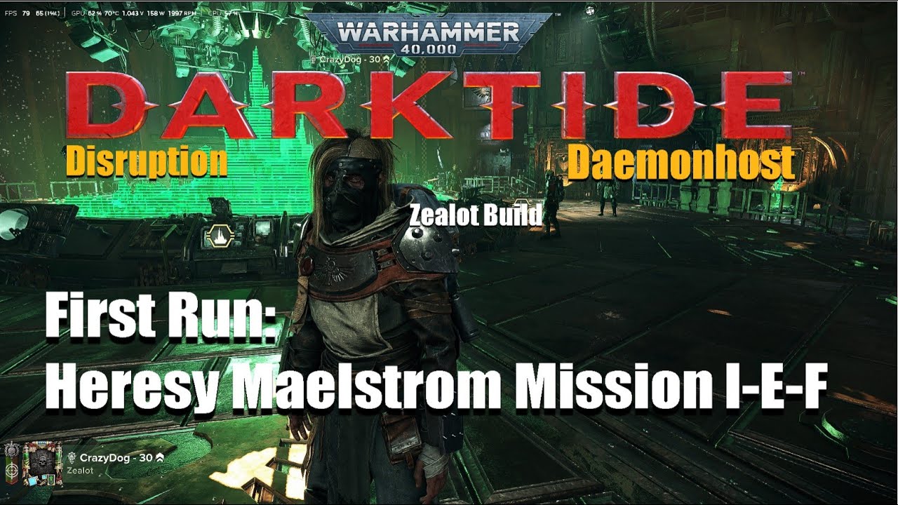 Darktide Warhammer 40k- 1st run in Maelstrom Mission Heresy Difficulty ...
