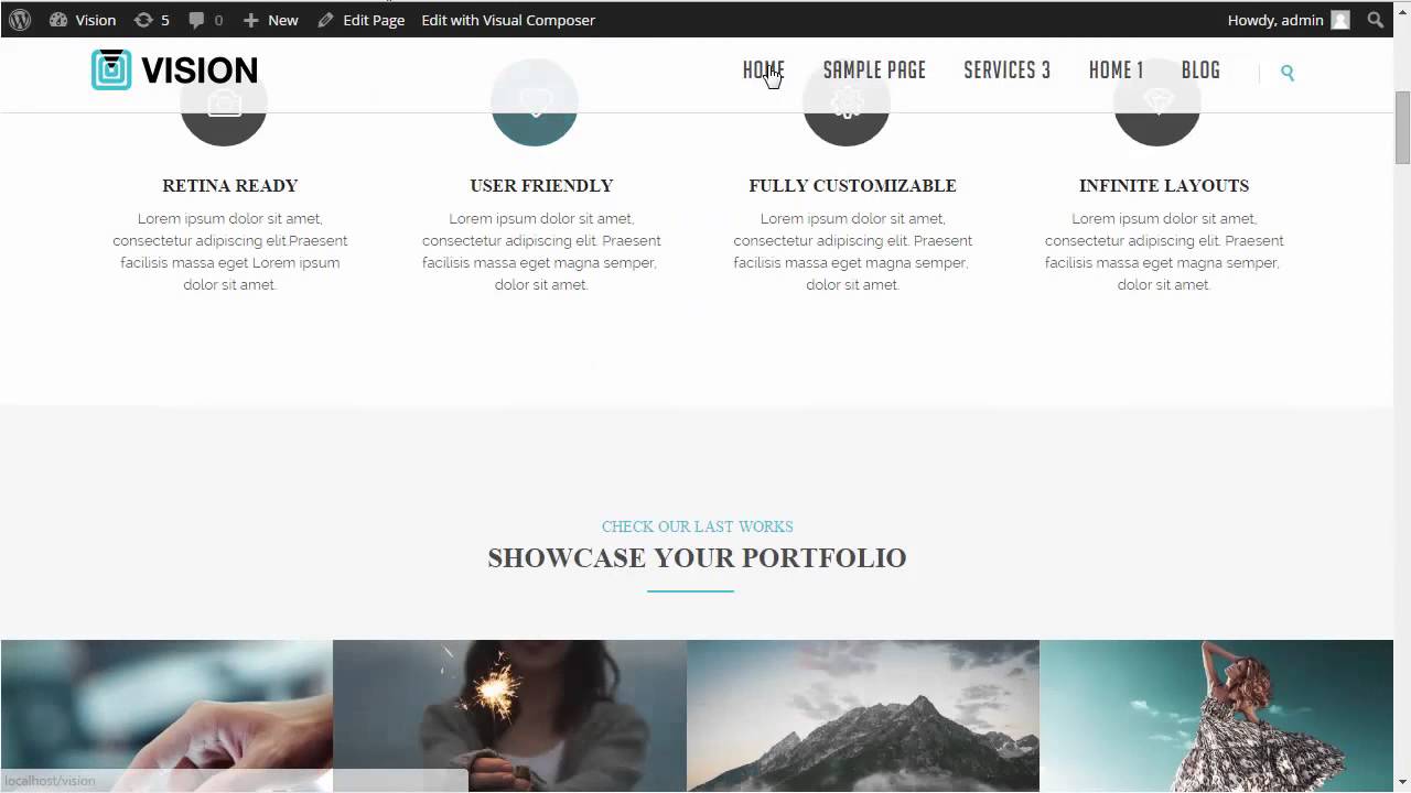 Vision Theme Options - YouTube