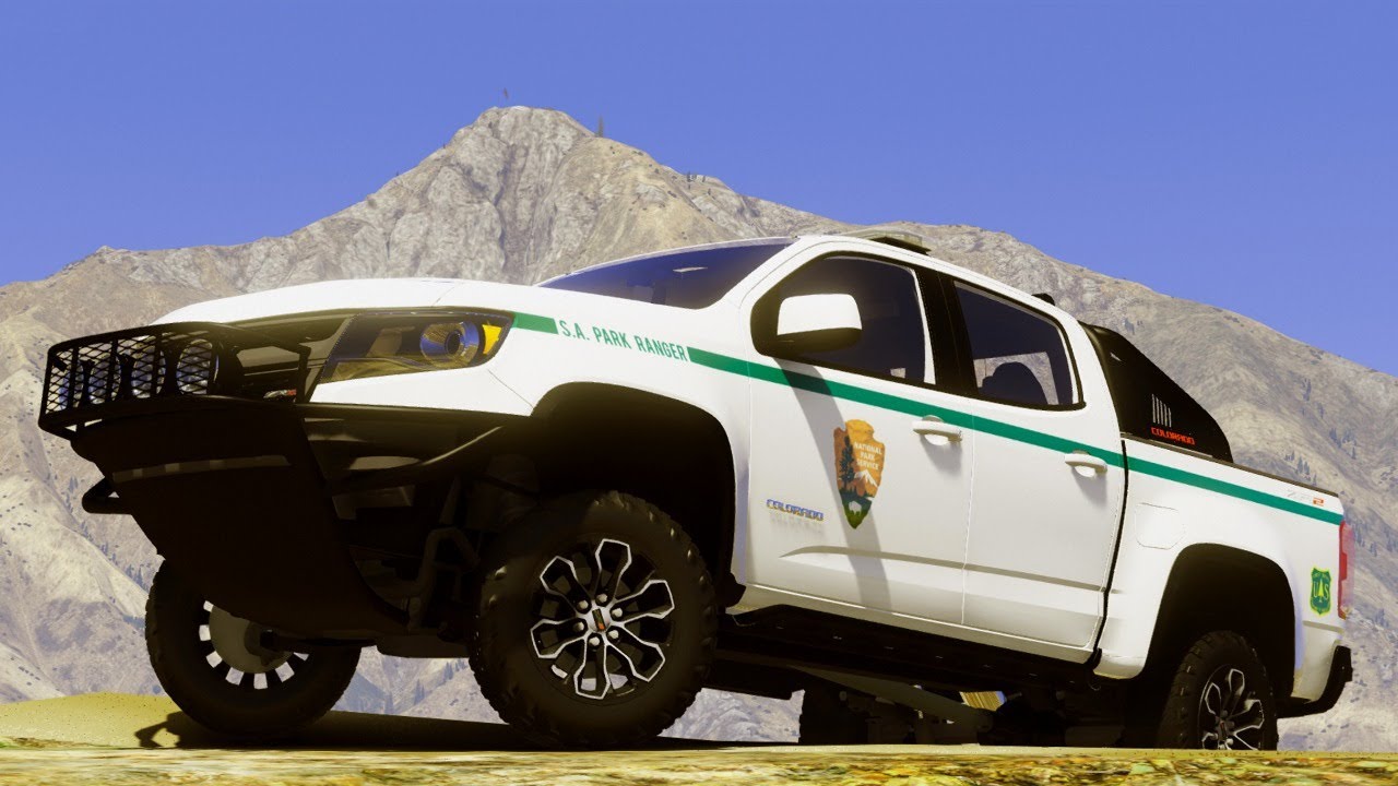 [GTA 5 POLICE MOD] PARK RANGER PATROL IN A 2018 CHEVY COLORADO LIVE ...