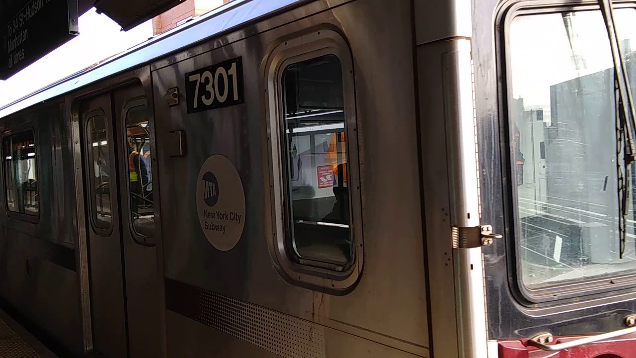 NYC Subway: R188 7 Train Switching To The Express Track at 74th Street ...