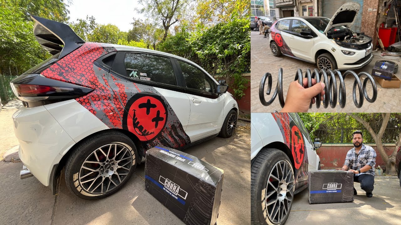 Tata Altroz 2022: FIRST Lowered Altroz On YouTube 🥳 - COBRA LOWERING ...