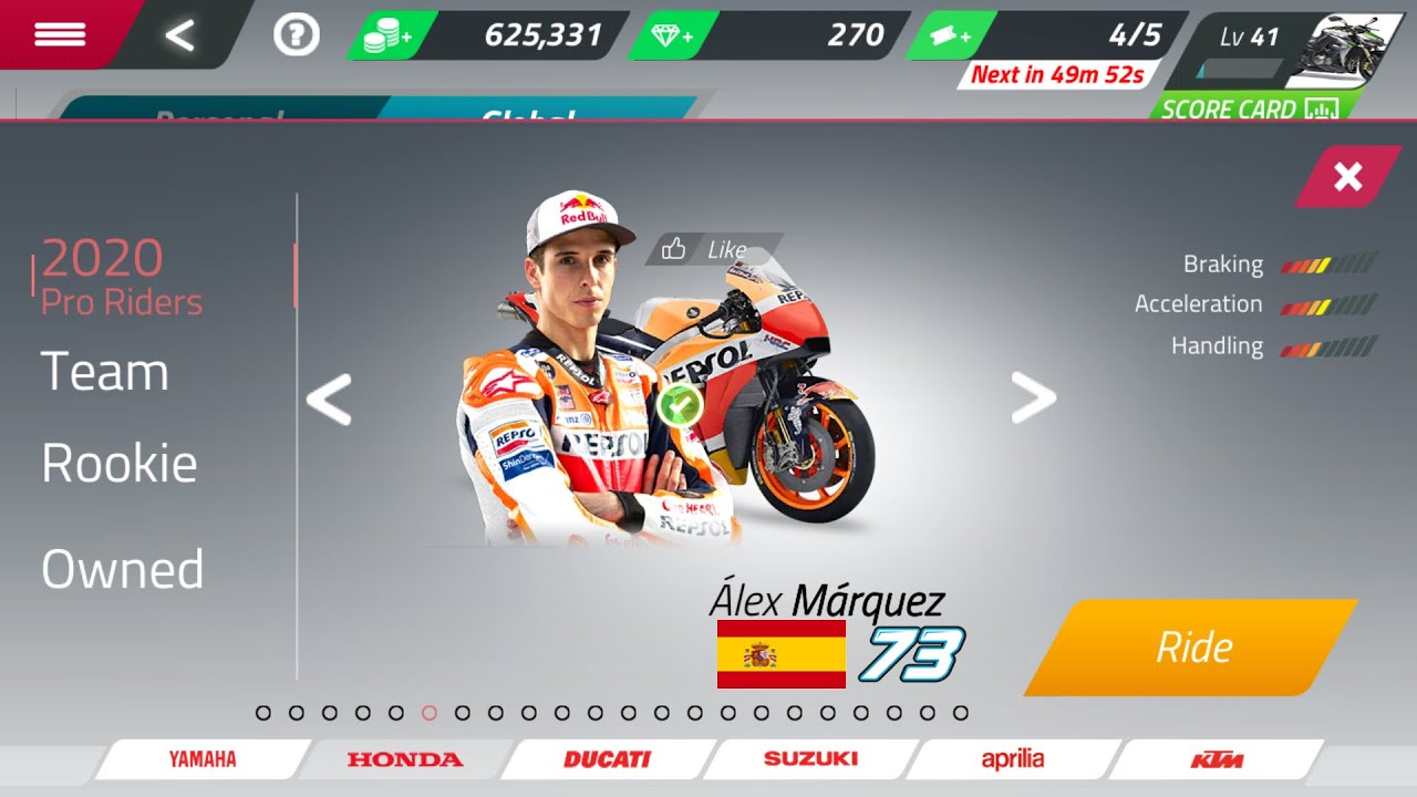 New Update player Motogp Racing 2020 - YouTube