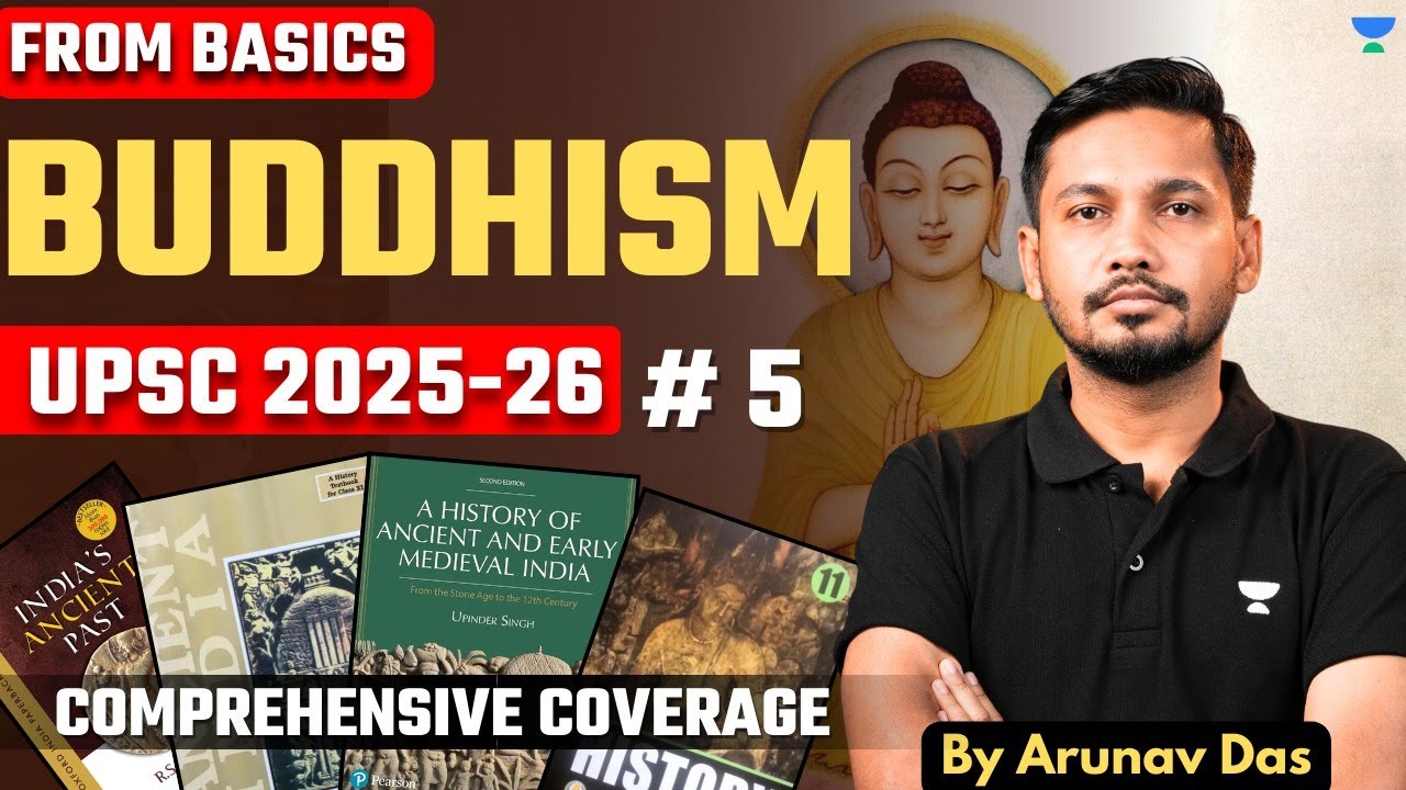Buddhism Decoded for UPSC CSE | Lec 5 | Ancient History by Arunav Das - YouTube