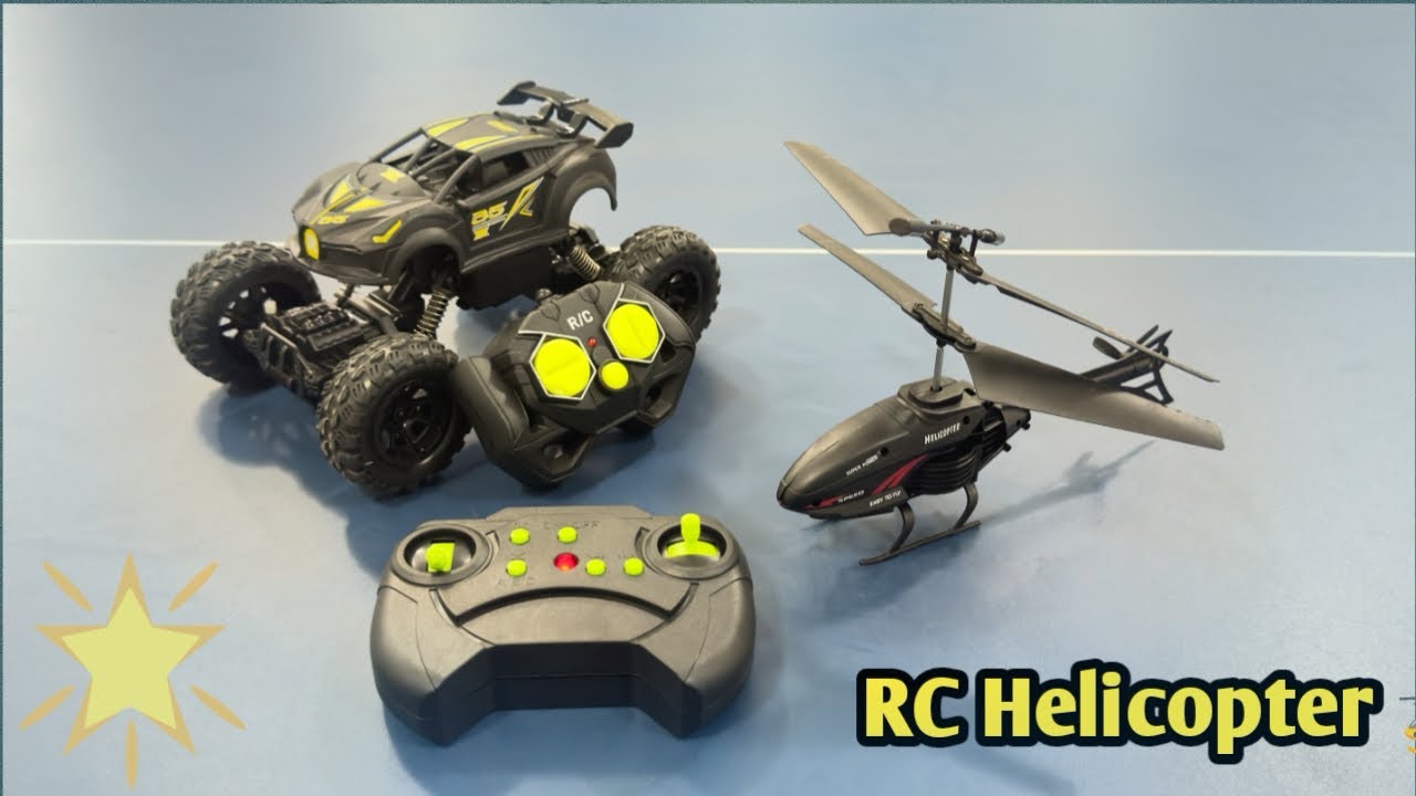 RC Helicopter & 4CH WILD Explorer Remote Control Off Road Car Mobile ...