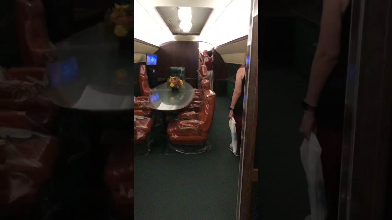 Inside Elvis Presley’s airplane, The Lisa Marie. You can watch longer ...