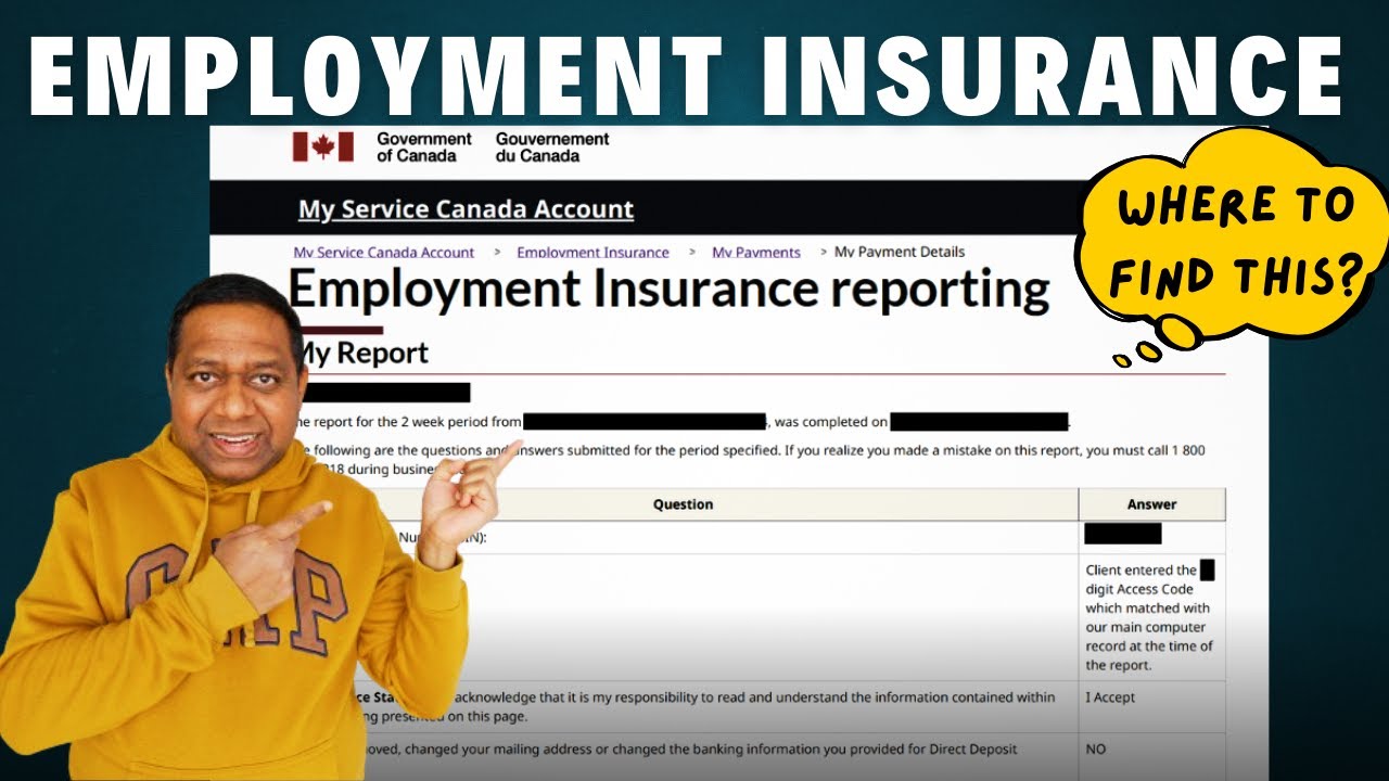 How To Find Your EI Report (and Other Tips) - YouTube