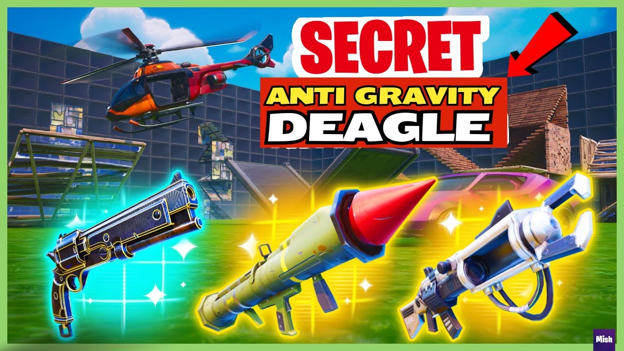 1v1 With Every Gun Fortnite SECRETS 💥 Anti-Gravity Deagle Gun UNLOCKED ...