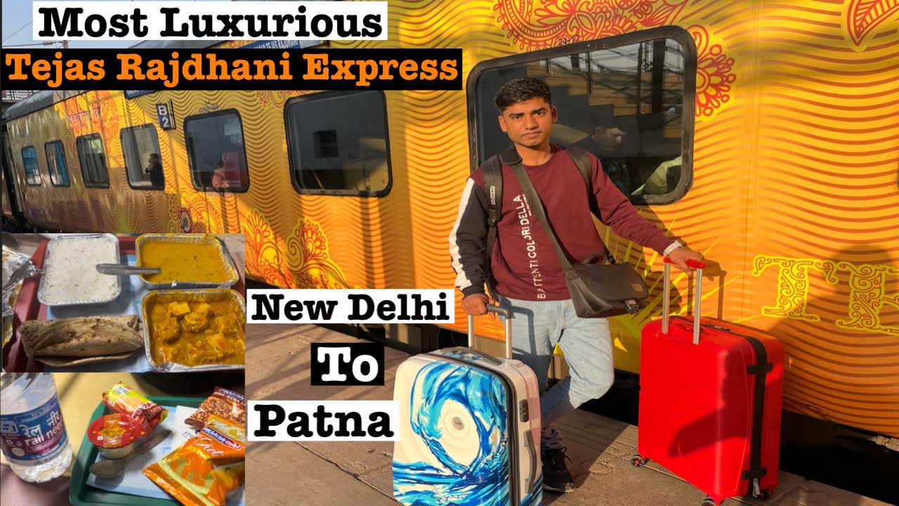 Most Luxurious Tejas Rajdhani Express Train Journey || New Delhi To ...