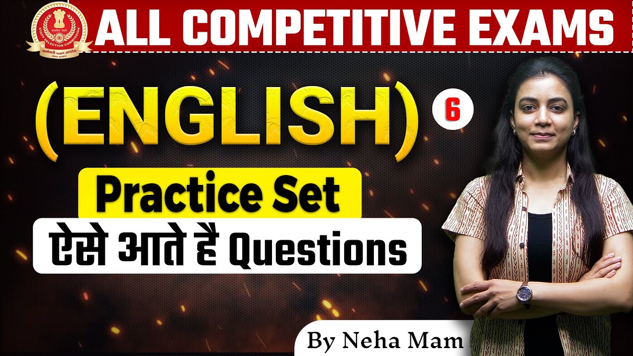 English | Practice Question | All Competitive Exams | By Neha Mam ...