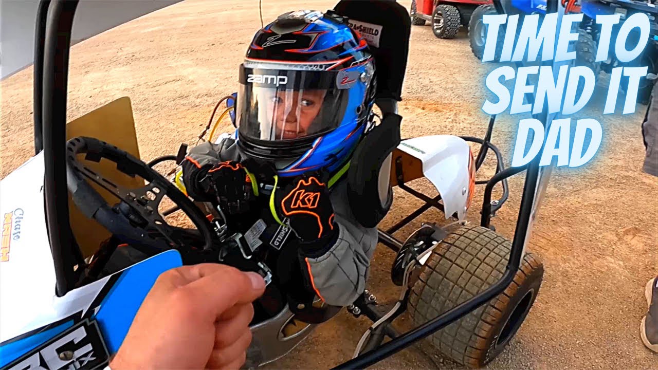 Pure EXCITEMENT! Chase drives the wheels off @ Doe Run Raceway | Kart ...