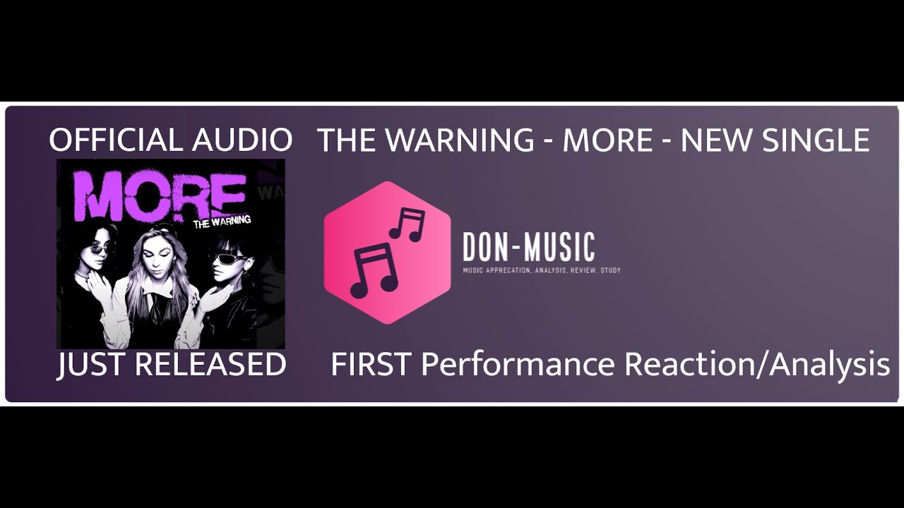 The Warning - MORE - Official Audio - reaction and analysis - YouTube