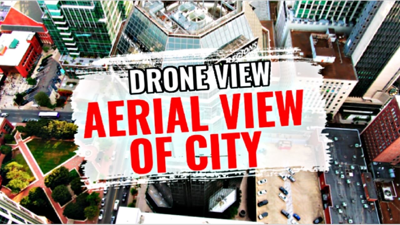 【4K】DRONE FOOTAGE OF CITY WITH TALLEST BUILDING I DRONE AERIAL VIEW OF ...