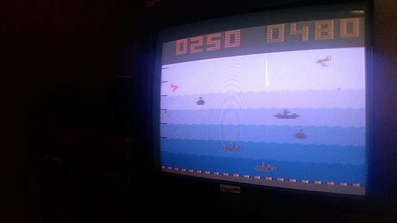 CANYON BOMBER GAME 7 ATARI 2600 NOVICE (1020) - YouTube