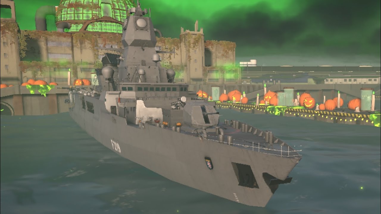 Modern Warships 现代战舰｜FGS F124 - gameplay 试玩 - YouTube