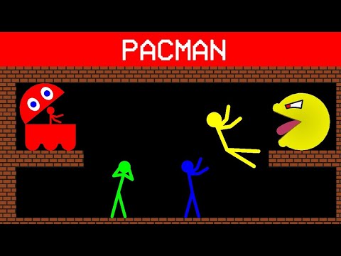 Stickman and Pacman Animation - Part 3 - YouTube