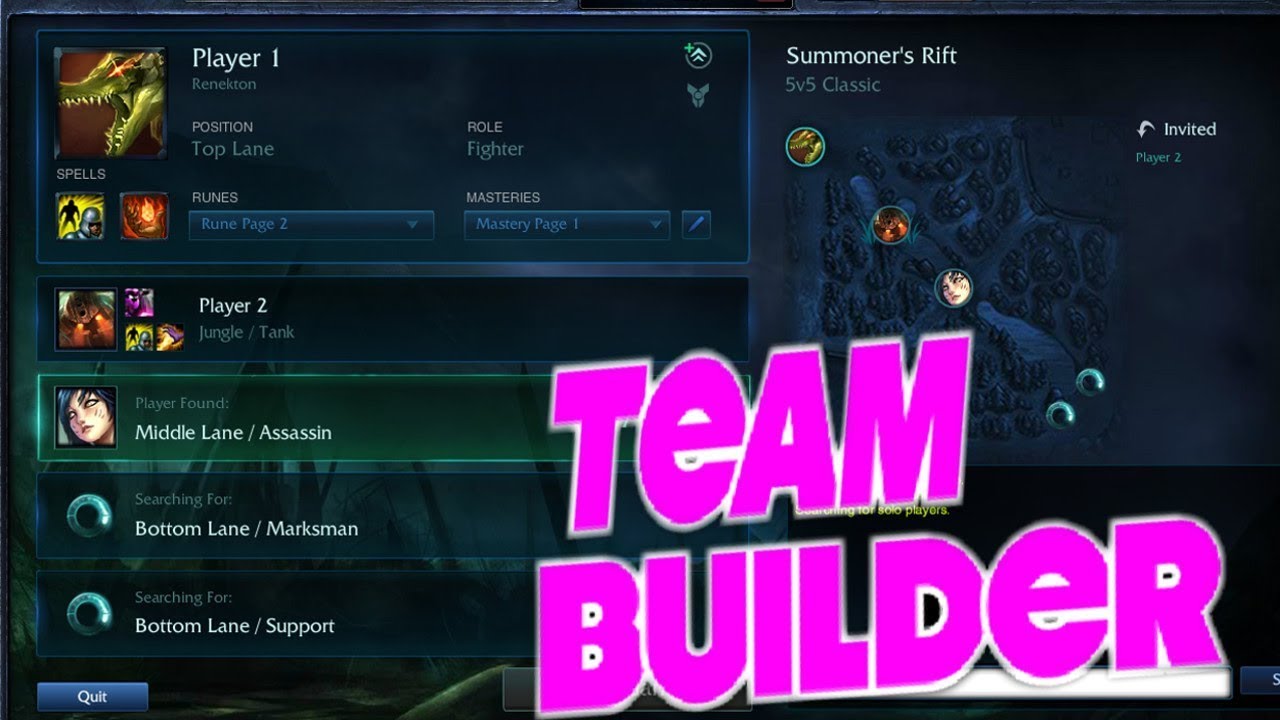 LOL Team Builder - YouTube