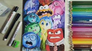Drawing Inside Out 2 Poster from Disney Pixar | Doovi
