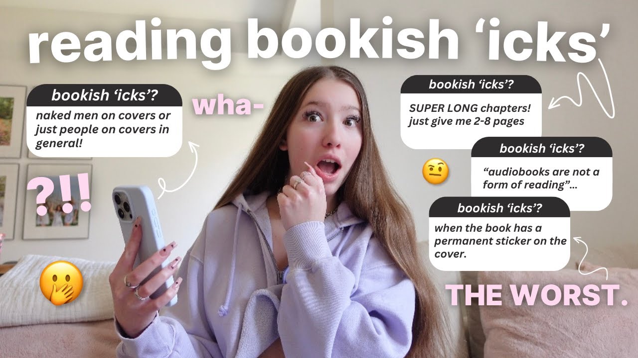 reading your bookish 'ICKS' 😬 the ULTIMATE book icks! - YouTube