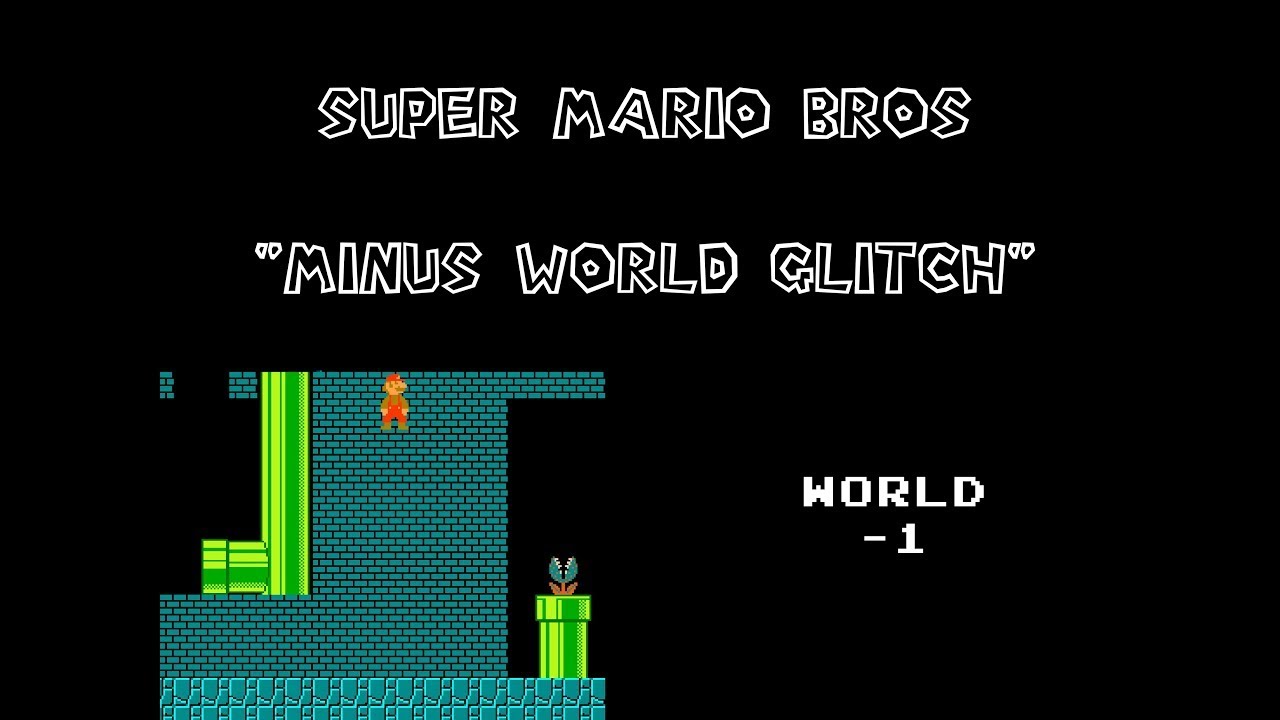 Super Mario Bros. Minus World Glitch Tutorial - YouTube