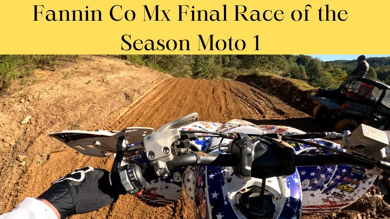 Fannin Co Mx Final Race of the 2023 Season! Moto 1! - YouTube