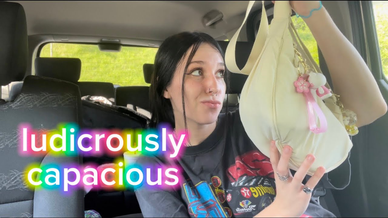 what’s in my ludicrously capacious bag - YouTube