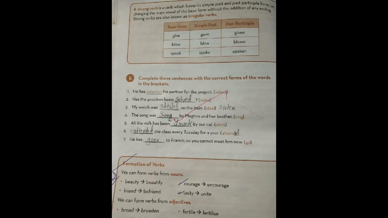 Ace English grammar and composition for class 7 lesson 4,5 and6 - YouTube