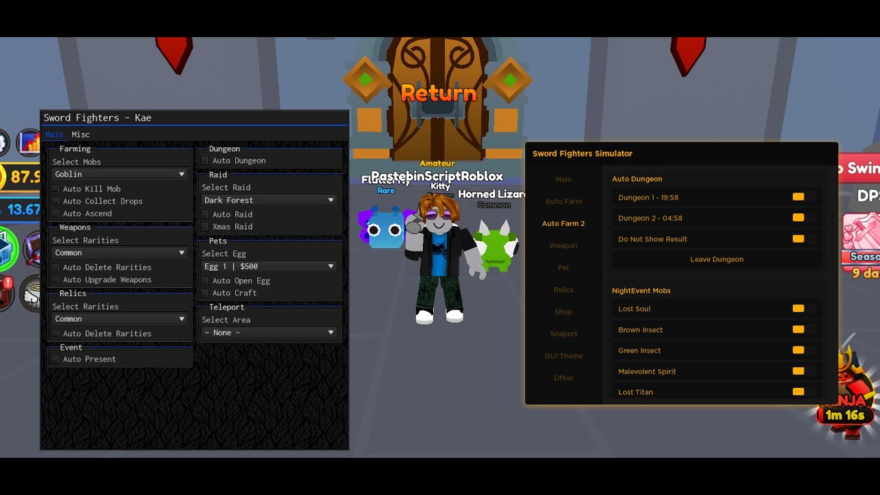 Sword Fighters Simulator Scripts - Autofarm And More - YouTube