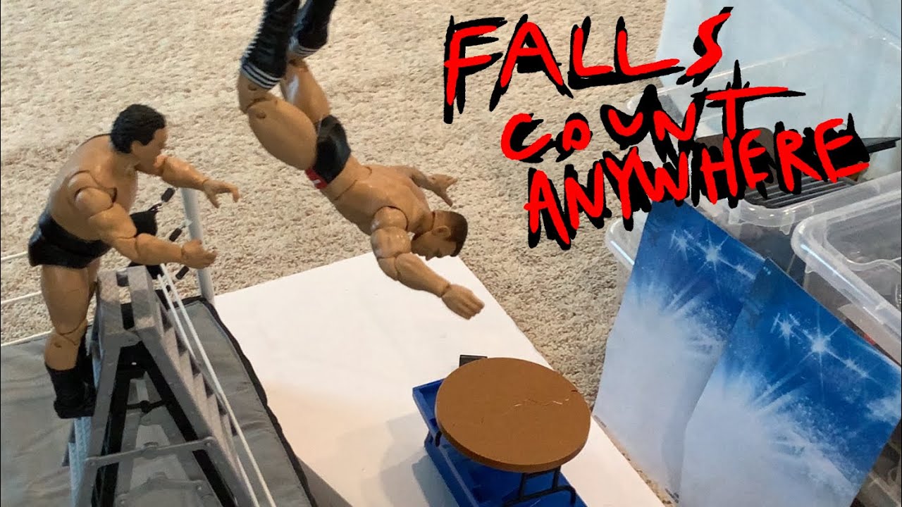 WWE Stop Motion COMPILATION #5 FALLS COUNT ANYWHERE!!! - YouTube