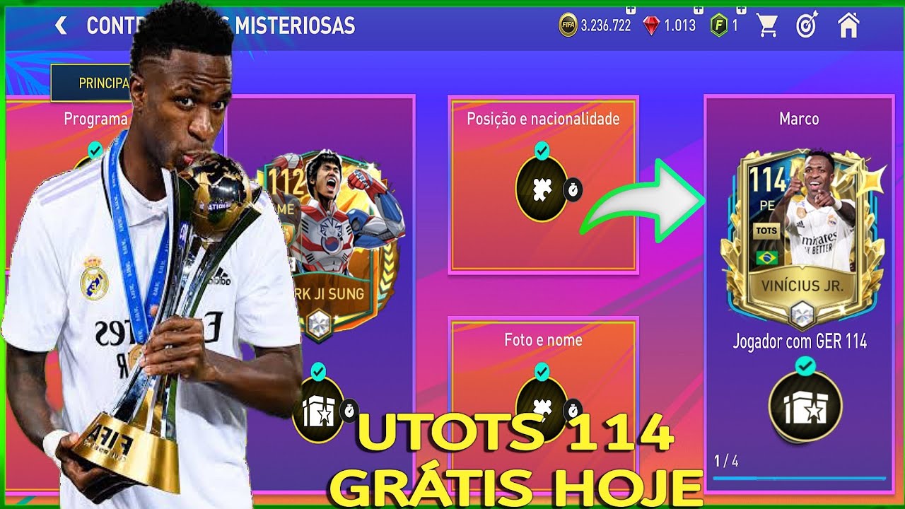 COLETE AGORA UTOTS 114 GRÁTIS NO CONTRATAÇÕES MISTERIOSAS 😱🔥 114 PARA ...