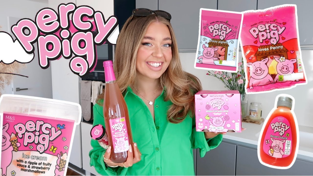 ONLY Eating PERCY PIG Food For 24 HOURS!! - YouTube