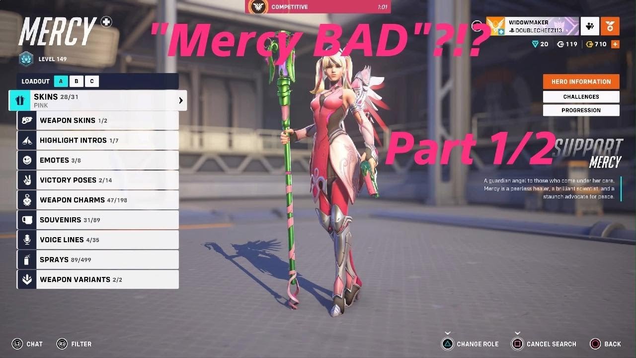 Mercy Gameplay Crazy MERCY The GOAT? - Overwatch 2 Part1/2 - YouTube