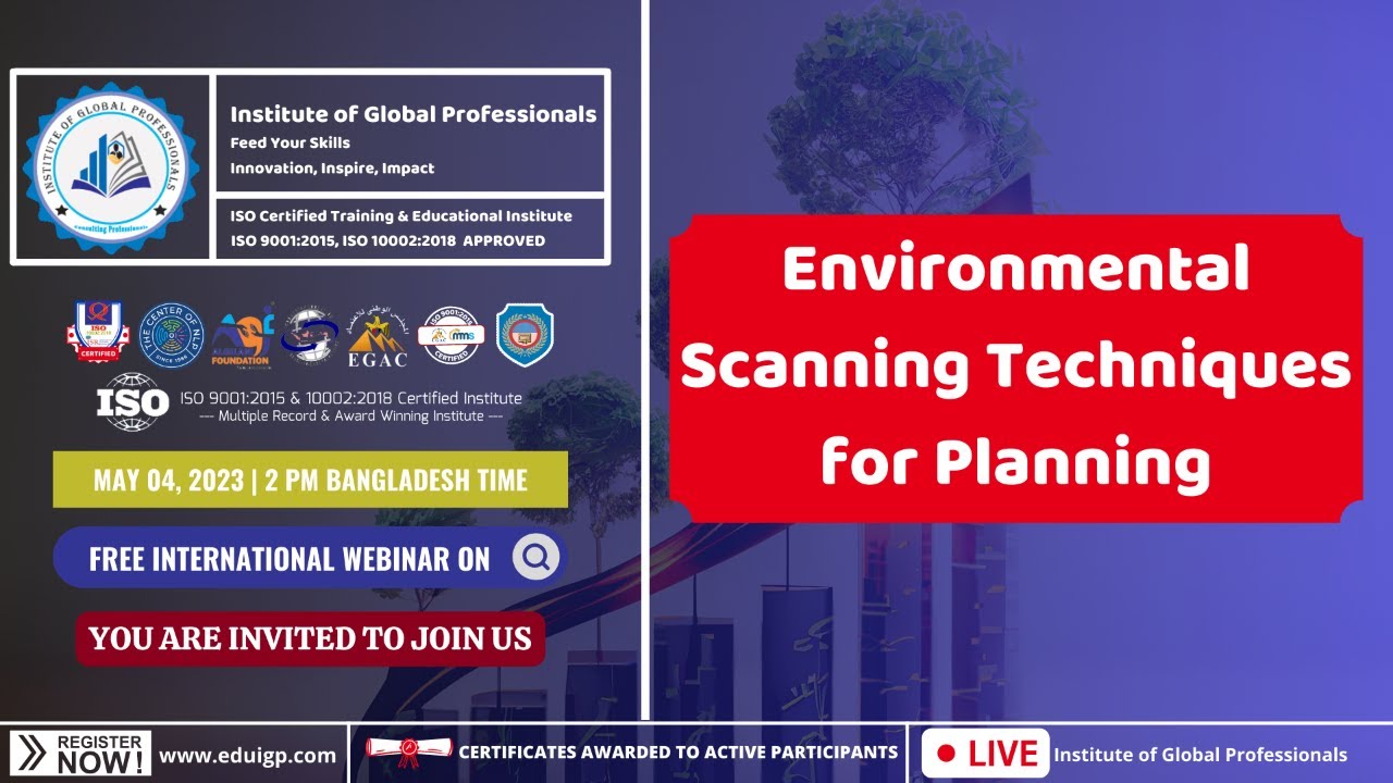 Environmental Scanning Techniques for Planning - YouTube