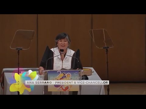 OCAD U Convocation 2022 - Installation of President Ana Serrano - YouTube
