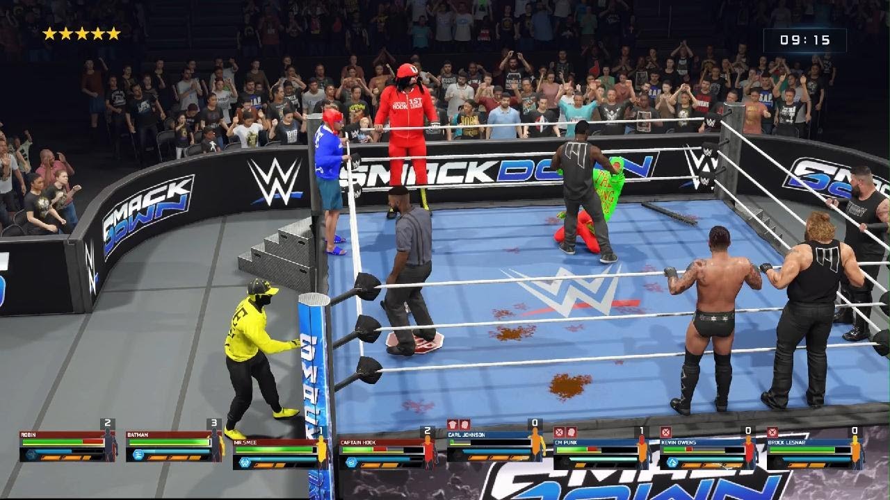 WWE 2K25 The Living Legends vs Mutiny SmackDown Iron Man Match - YouTube