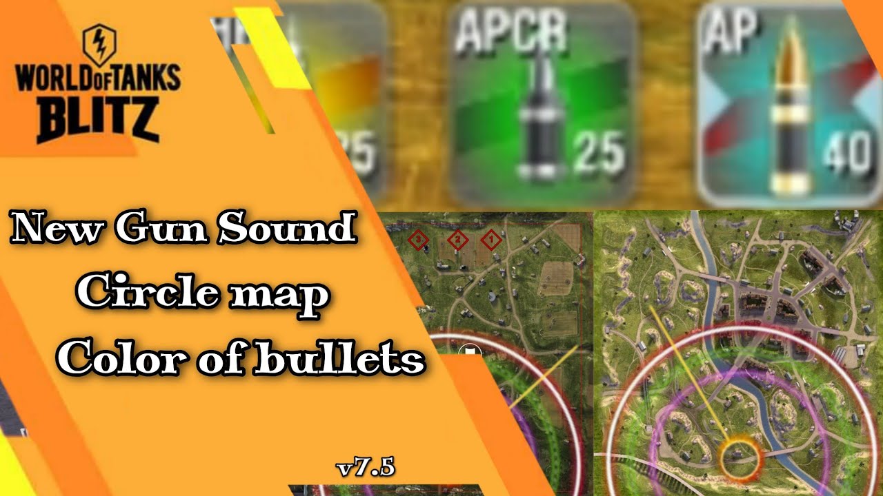 [World Of Tanks Blitz] Mod New Gun Sound - Circle Map - Color of ...