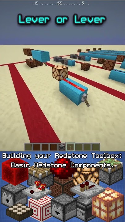 redstone toolbox 12 Lever #minecraft #redstone - YouTube