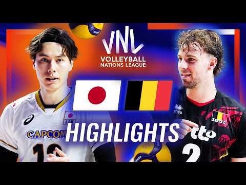 Japan 🇯🇵 vs. Belgium 🇧🇪 - Highlights | Week 3 | Men's VNL 2026