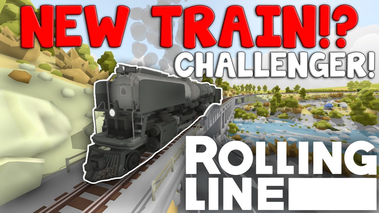 CHALLENGER LOCOMOTIVE - Toy Train Simulator Rolling Line VR - YouTube