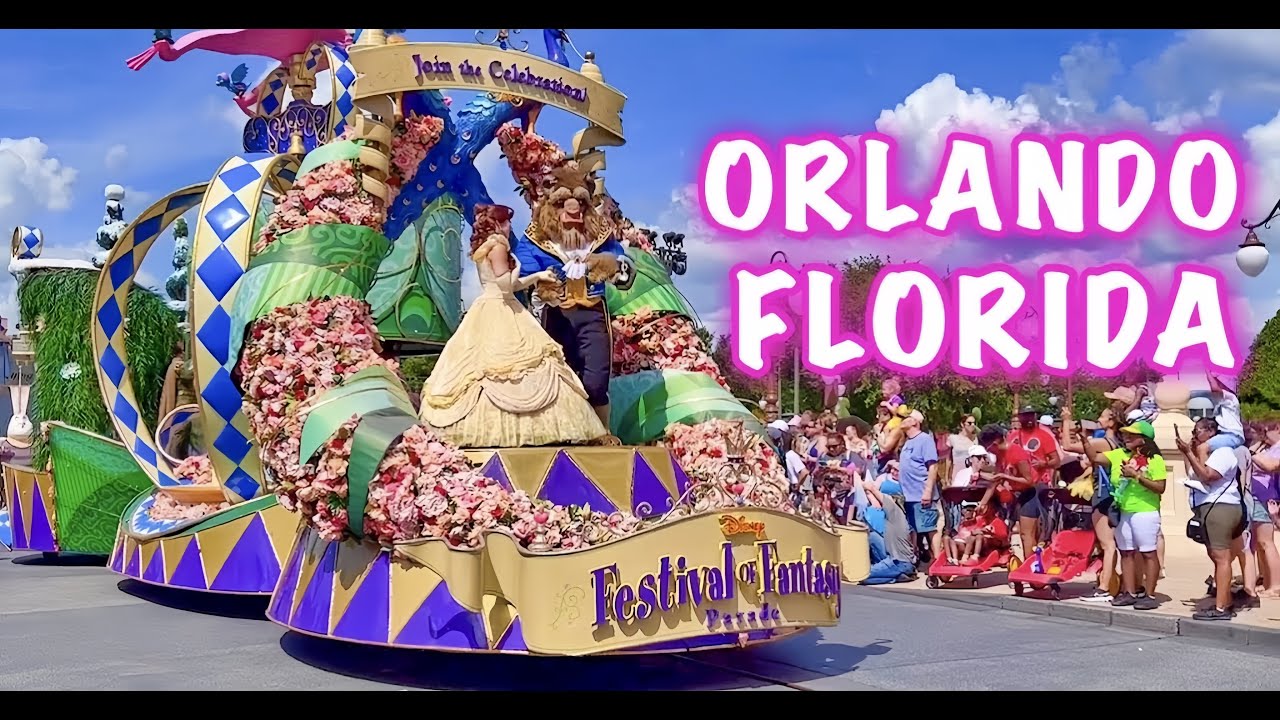 Walt Disney Orlando Florida. Festival of fantasy Parade Magic Kingdom ...