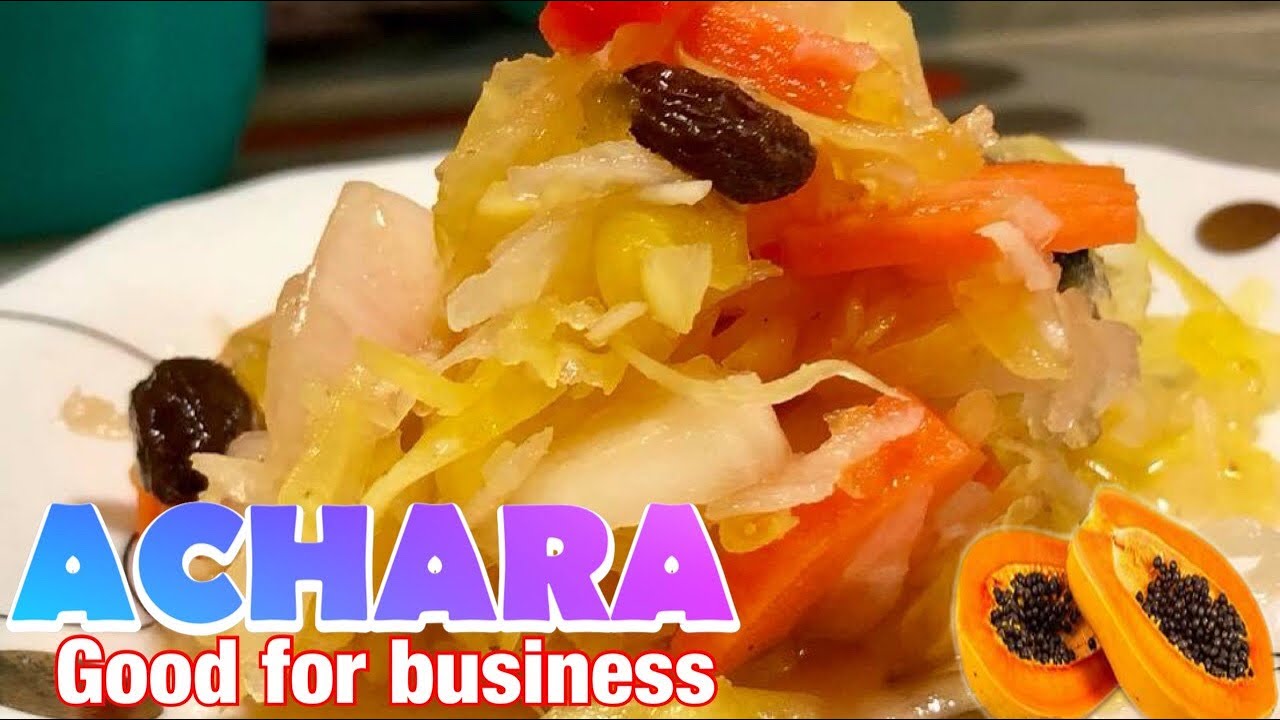 HOME MADE ACHARA | GREEN PAPAYA - YouTube