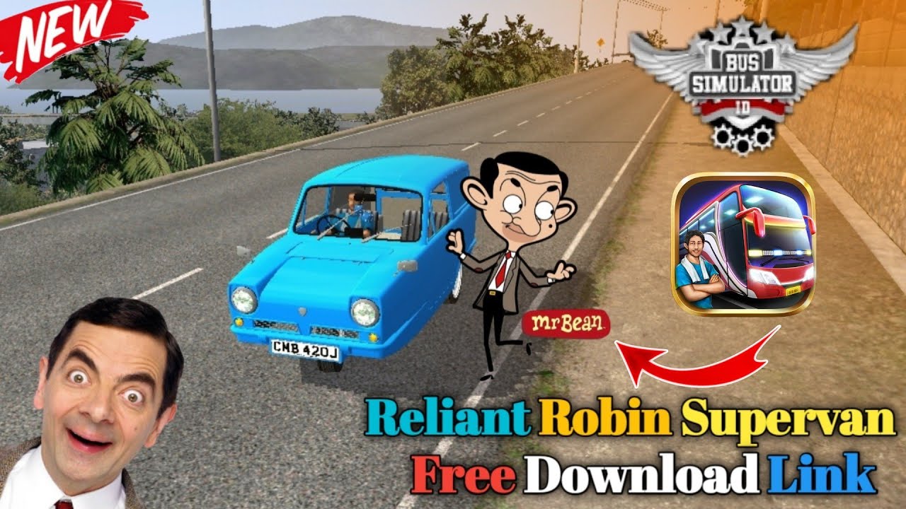 Reliant Robin supervan_ bus_simulator Indonesia_bussid bus mod | Mr ...