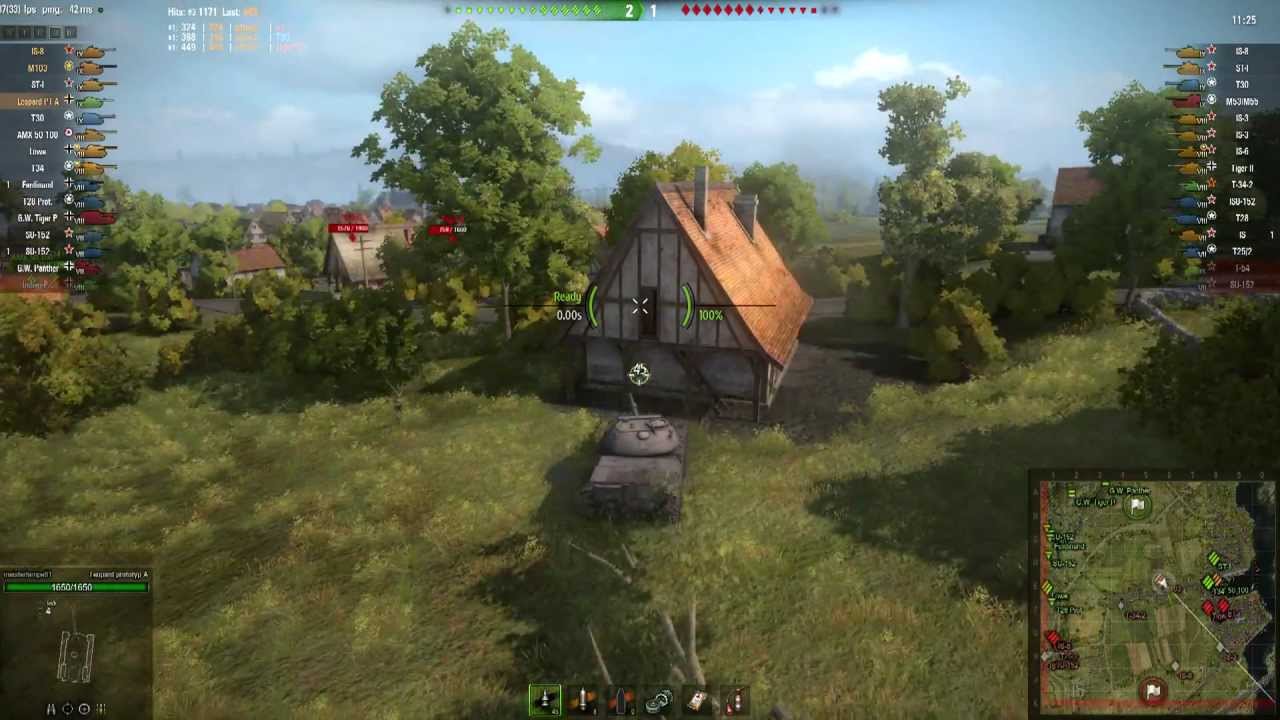 WoT Replay - Leopard Proto - 1st Class - YouTube
