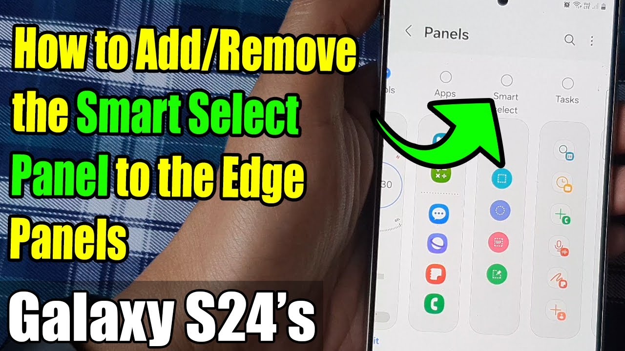 Galaxy S24/S24+/Ultra: How to Add/Remove the Smart Select Panel to the ...