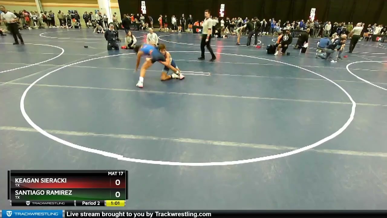 106 Lbs Cons. Round 4 - Santiago Ramirez, TX Vs Keagan Sieracki, TX ...