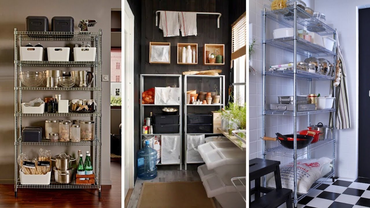 10 IKEA SHELVING UNIT IDEAS FOR SMALL PANTRY