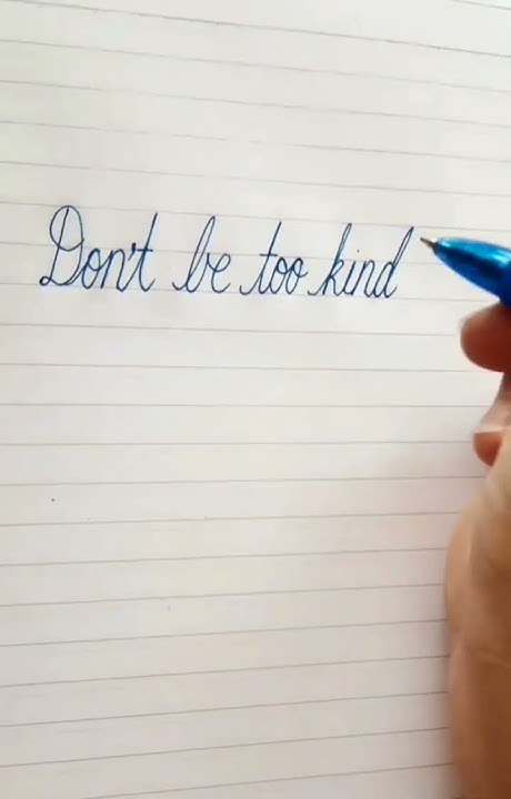 Short Quote116 Calligraphy Cursive Handwriting Shorts Calligraphy